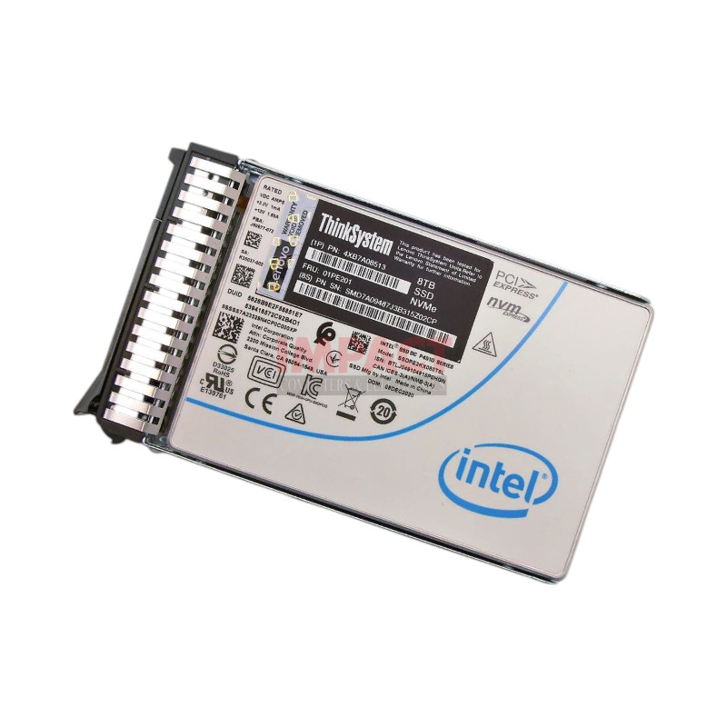 01PE201 - Lenovo - U.2 Intel P4510 8TB NVMe PCIe3.0 Hot Swap SSD ...