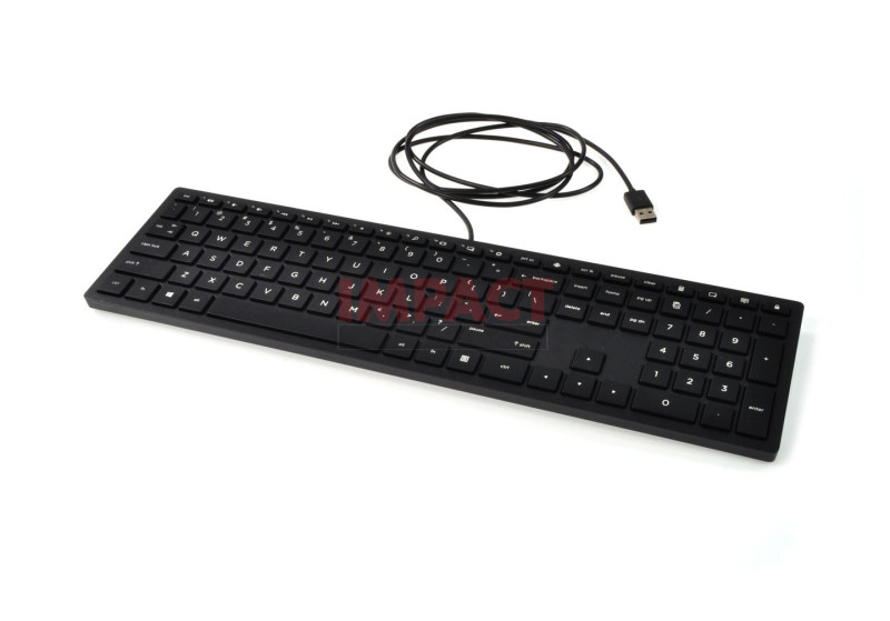 M81445-001 - Hewlett-packard (HP) - 310 Black Wired Keyboard US ...