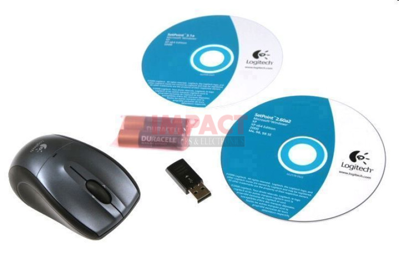 V450-RB - Logitech - Laser Cordless Mouse for Notebooks | Impact Computers