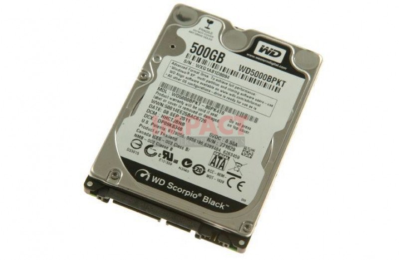 WD5000BPKT-80PK4T0 - Western Digital - 500GB 7.2K Sata Hard Drive ...
